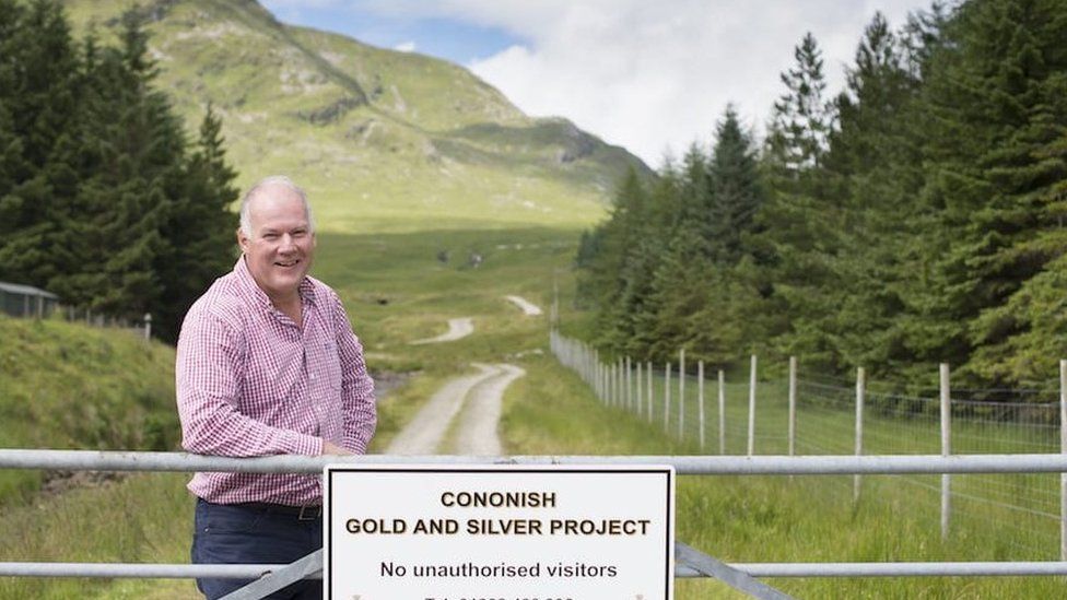 First gold 'poured' from Cononish mine - BBC News