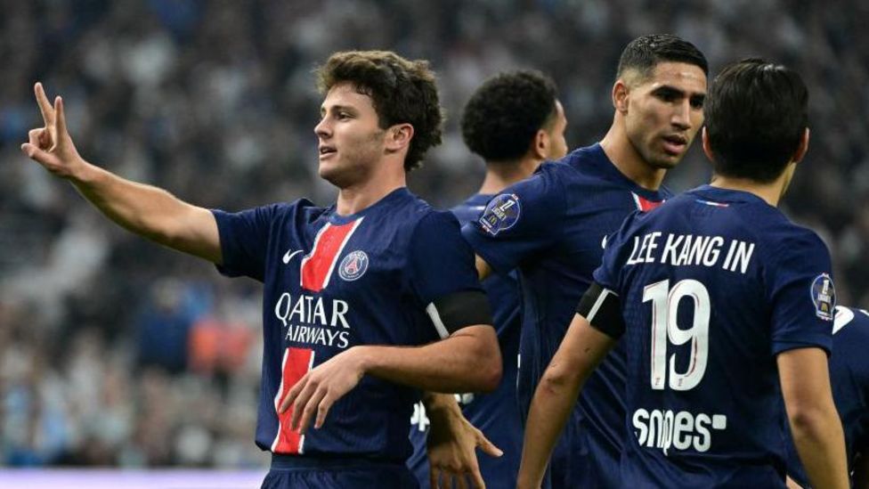 PSG cruise past Marseille to continue unbeaten run - BBC Sport