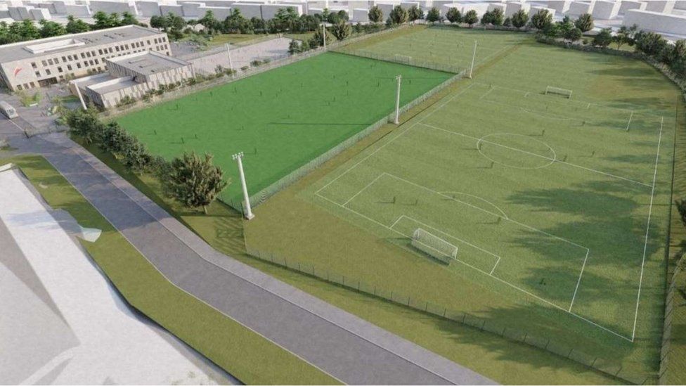 Trinity Academy: Plans revealed for delayed Barnsley school - BBC News