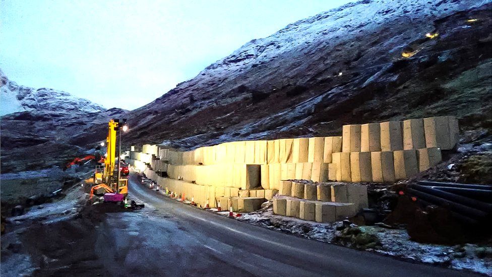 A83 at Rest and Be Thankful to open for first time in 2021 - BBC News