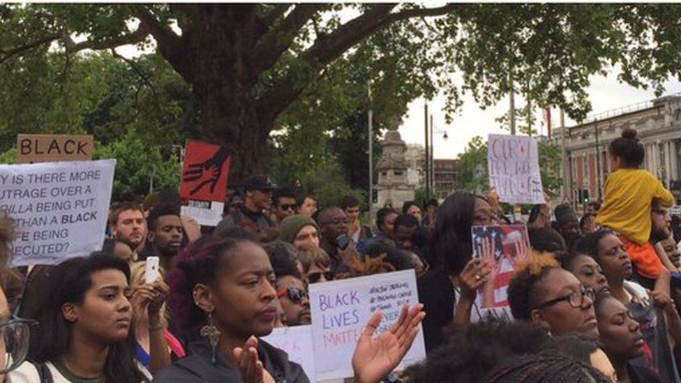 Black Lives Matter: Brixton march during second day of London protests ...