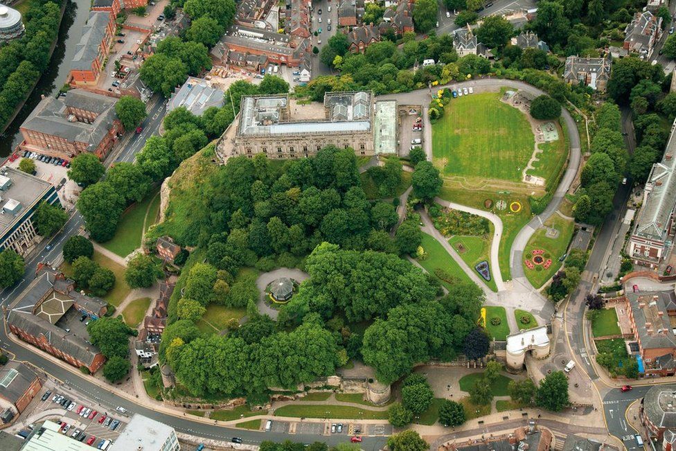 Aerial photos capture East Midlands from above - BBC News