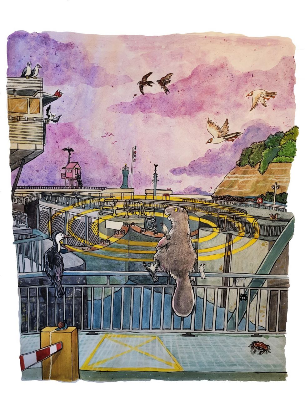 Cardiff Castle animal wall comes alive in children's book - BBC News