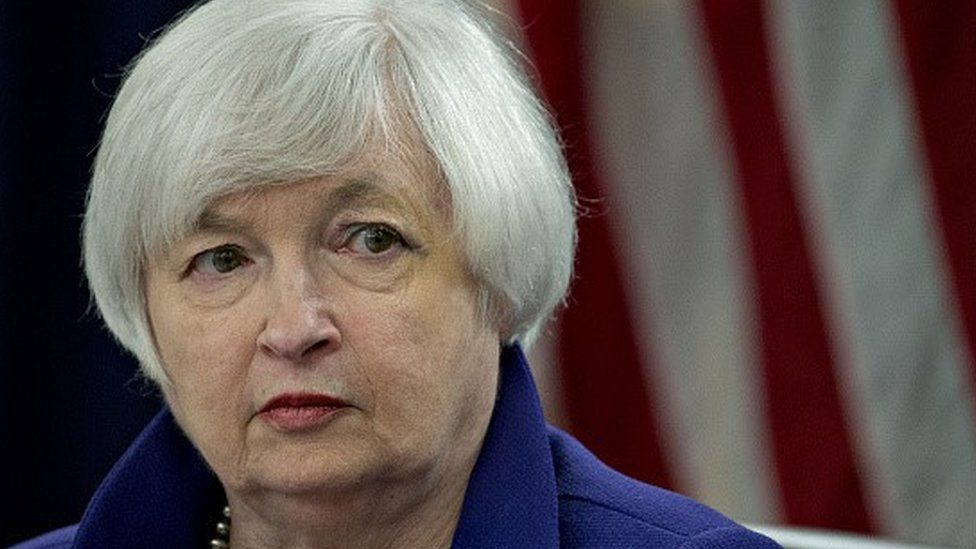 Yellen warns US financial conditions have worsened - BBC News