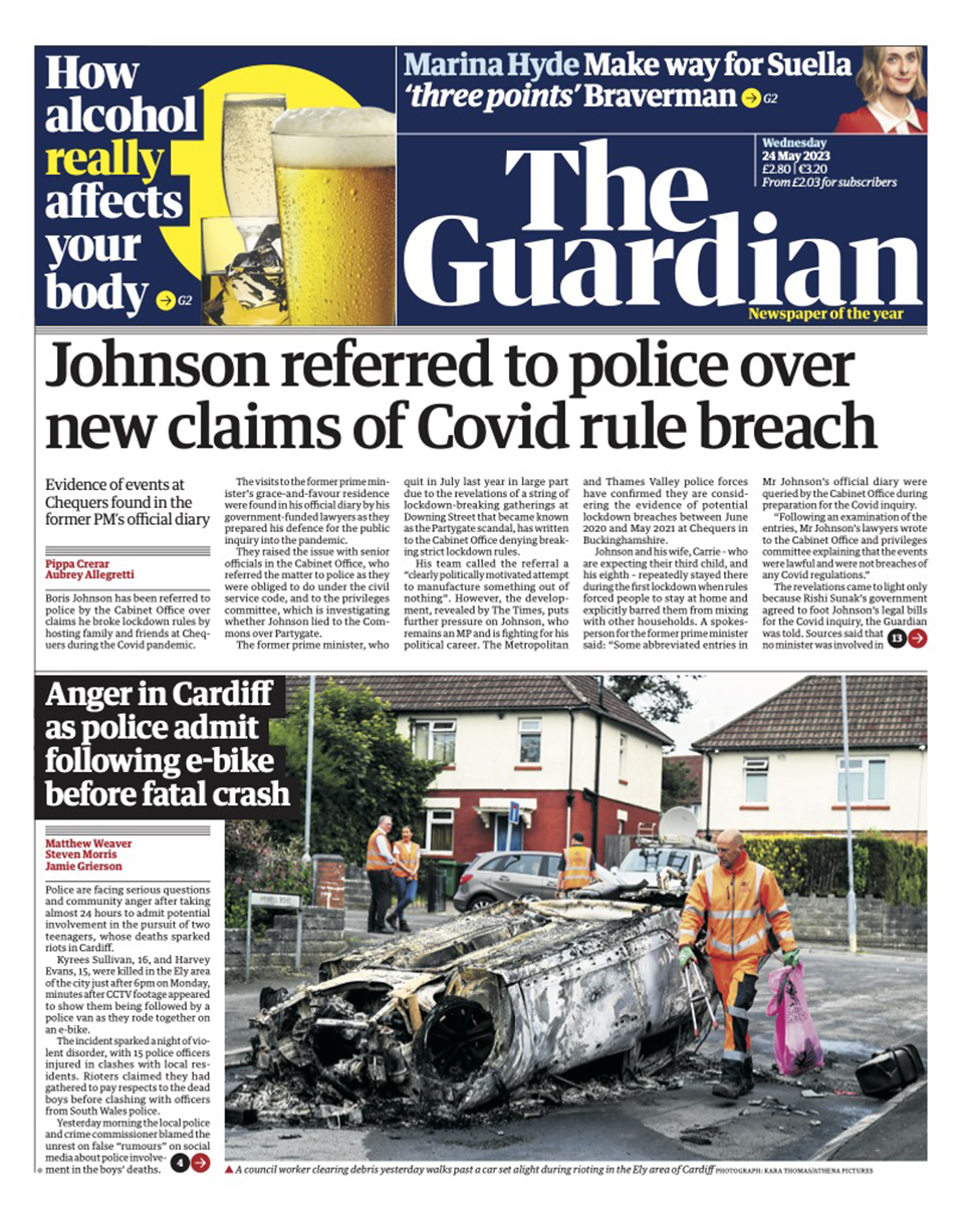 'Cops probe Boris again' and 'secret Rolf funeral' - BBC News 'Cops probe Boris again' and 'secret Rolf funeral' - BBC News