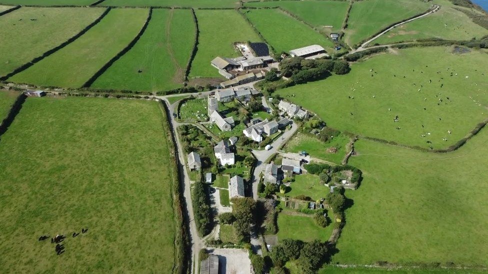 Hamlet of Trevalga 'sells for £16m' after row over lord's will - BBC News