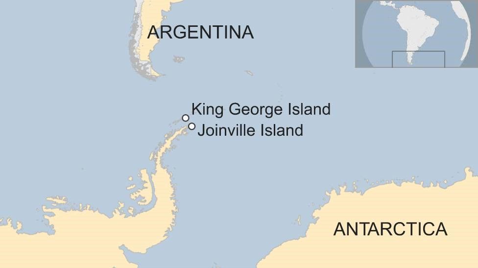 Argentine navy rescues US scientists from Antarctica - BBC News