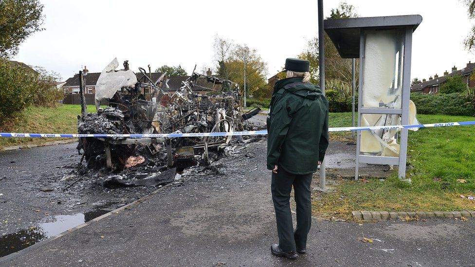 Translink: Bus services suspended again after hijackings - BBC News