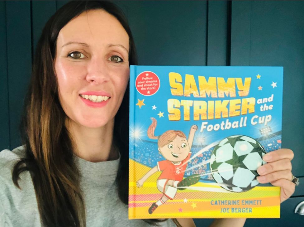 Lioness Beth Mead praises football picture book - BBC News