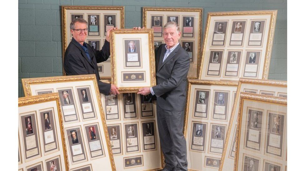 Collection of prime minsters' signatures sells for £16k - BBC News
