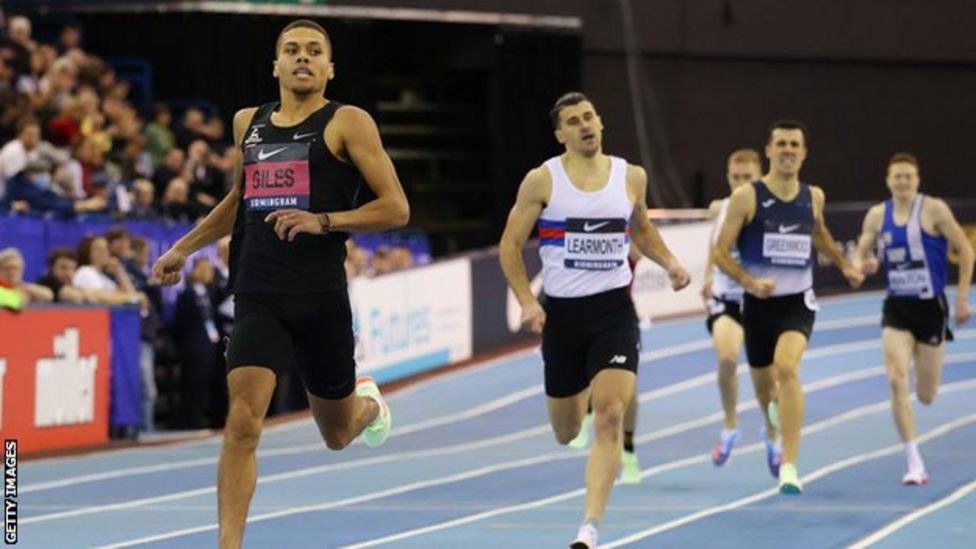 Elliot Giles wins again in World Indoors build-up in Madrid - BBC Sport