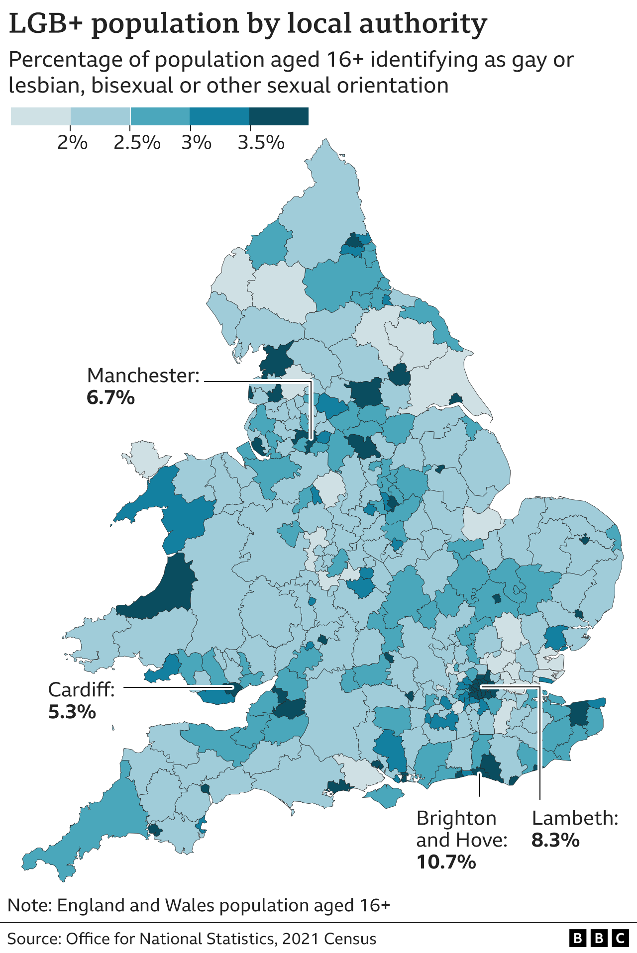 Census data reveals LGBT+ populations for first time - BBC News