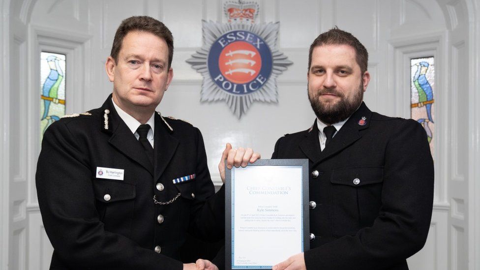 Essex police save man at Brentwood A12 bridge by clinging to waistband ...