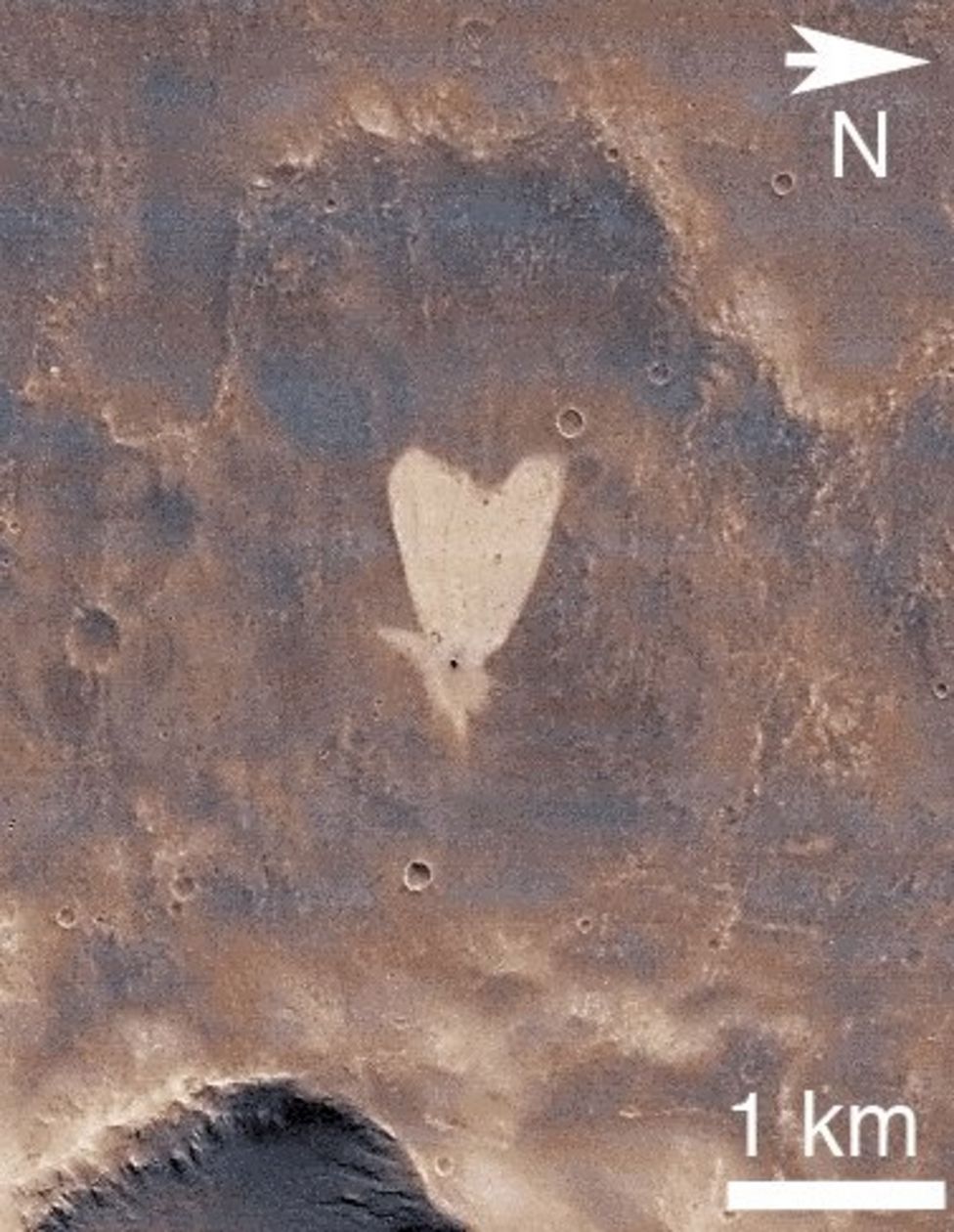Mars: Crater found that looks like an ear! - BBC Newsround