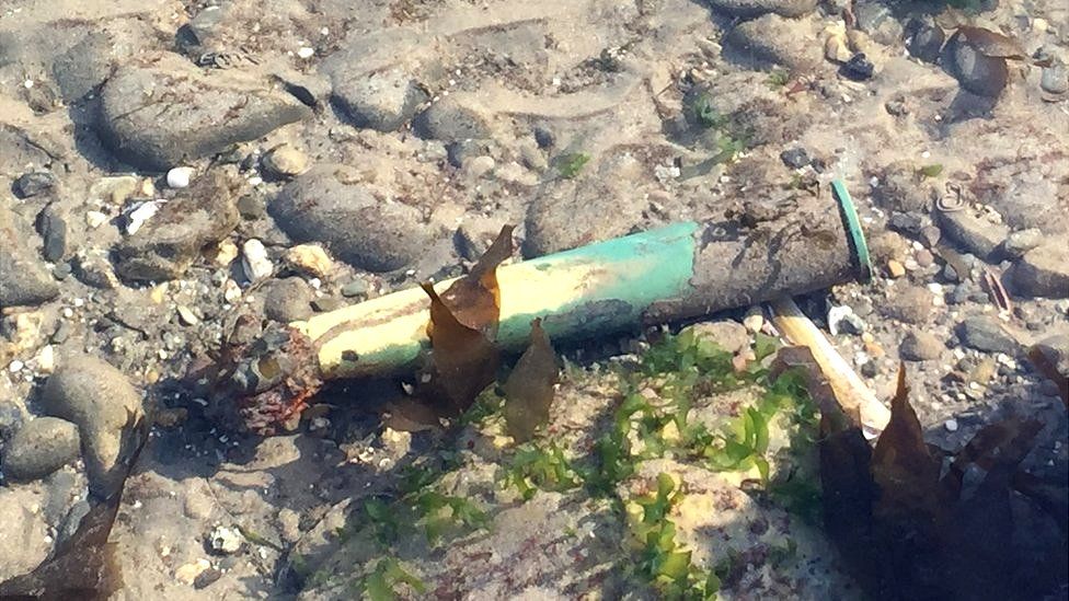 Navy safely detonate unexploded WW2 ordnance in Smeale - BBC News