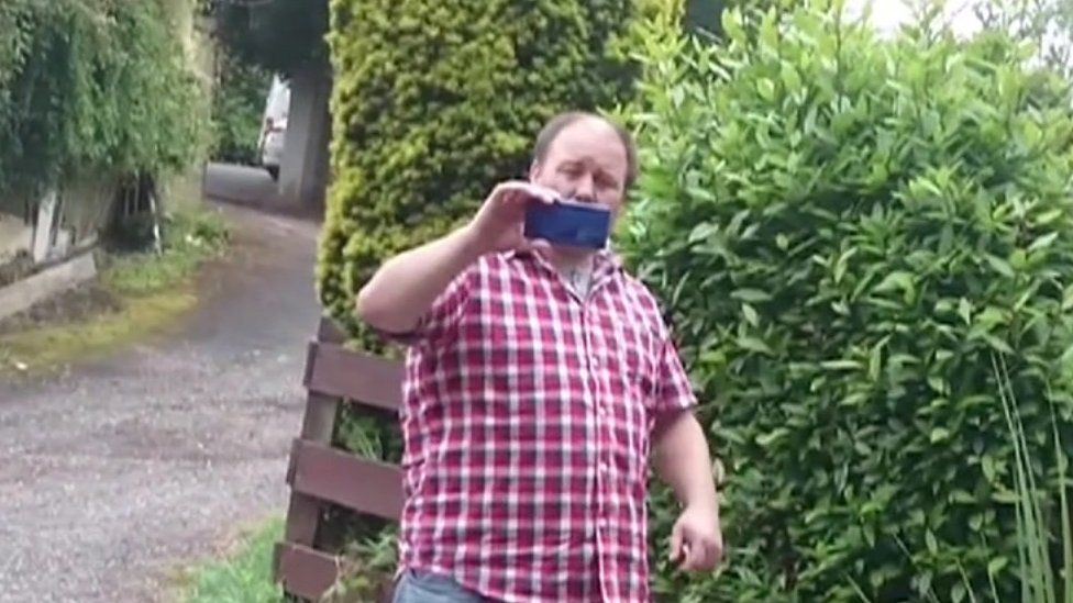 Intimidating neighbour Wayne Howard could face jail - BBC News