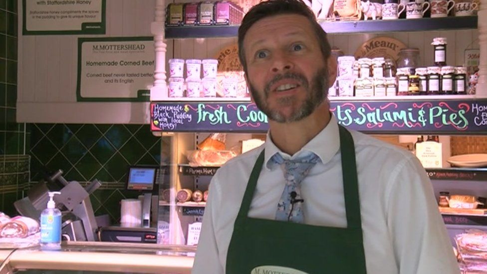 Stafford butcher fears closure amid rising energy costs - BBC News