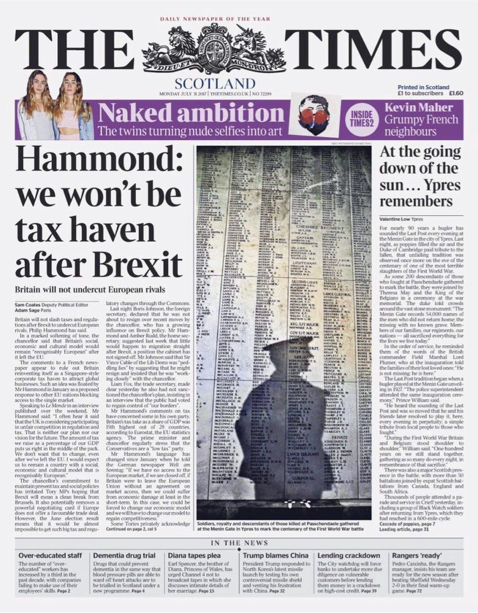 Scotland's papers: 'Sailors on the rampage' - BBC News