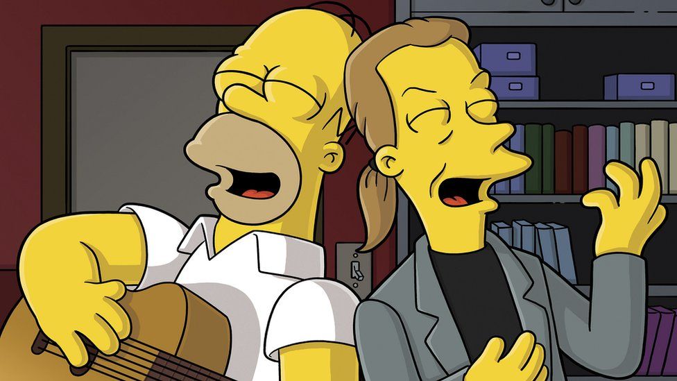 The Simpsons: Kristen Bell to star in a musical episode - BBC Newsround