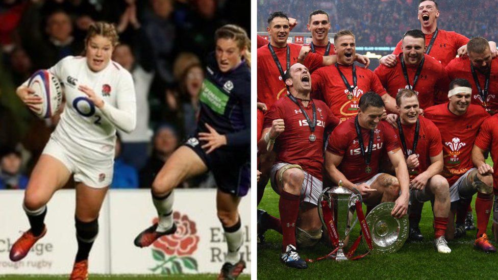 Six Nations: Wales and England Rugby Grand Slam victory - BBC Newsround