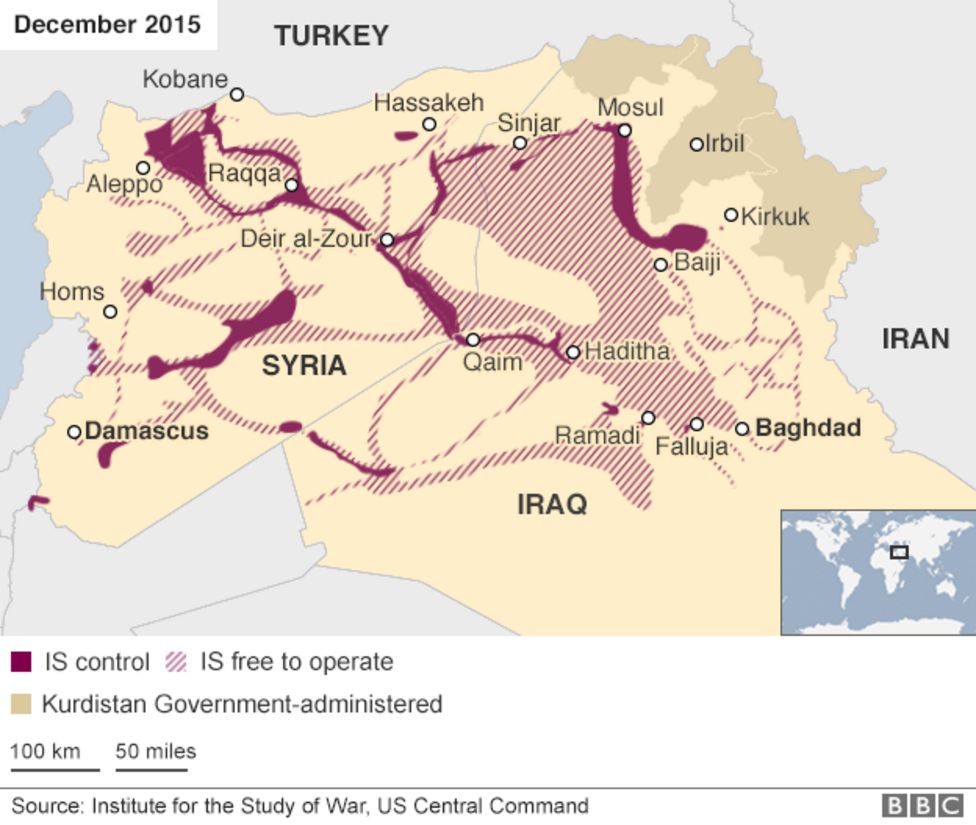 Islamic State 'loses 40% of territory in Iraq' - BBC News