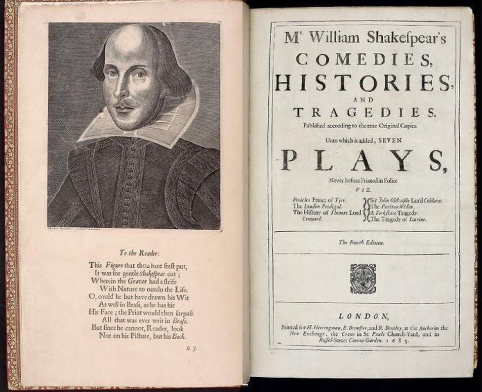 Rare Shakespeare folios on display at University of London - BBC News