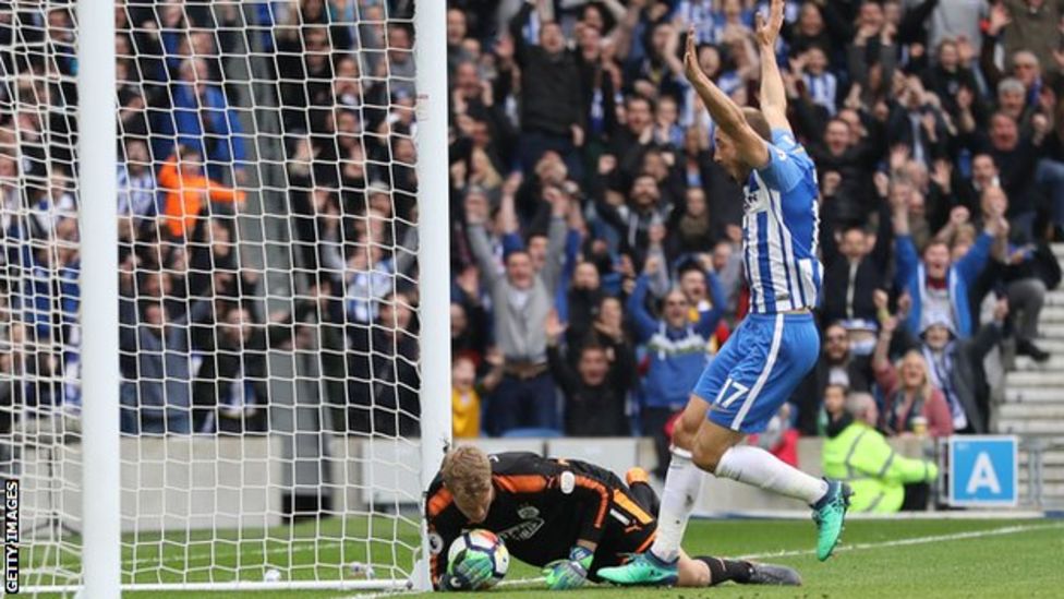 Brighton & Hove Albion 1-1 Huddersfield Town - BBC Sport