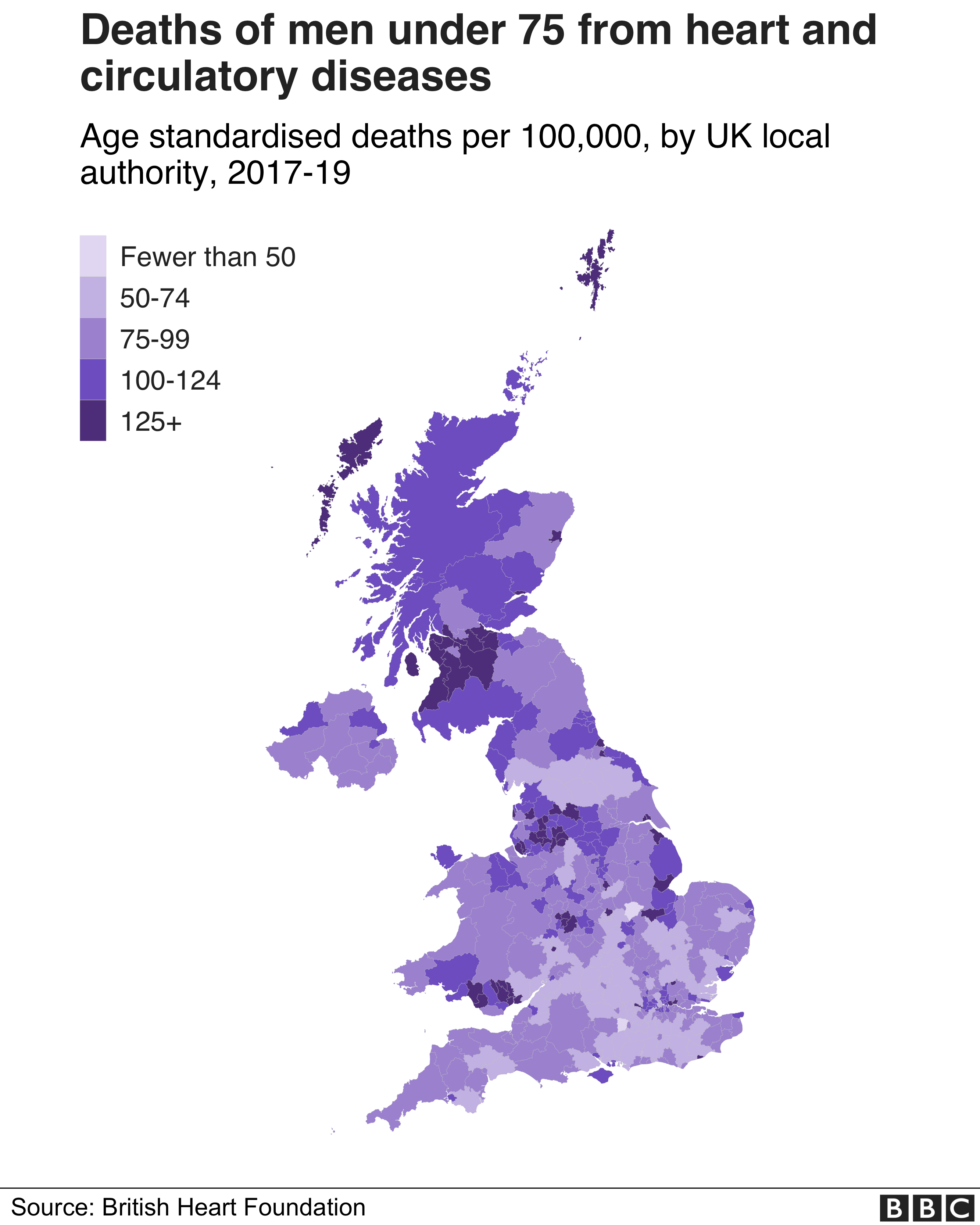 Dying too young: Maps show little has changed in 170 years - BBC News