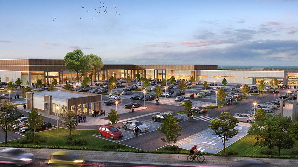 New retail park in Daventry given planning permission - BBC News