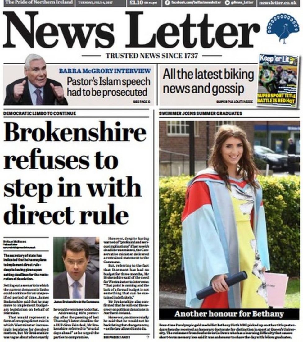 Newspaper review: Online bullying and anger over impasse - BBC News