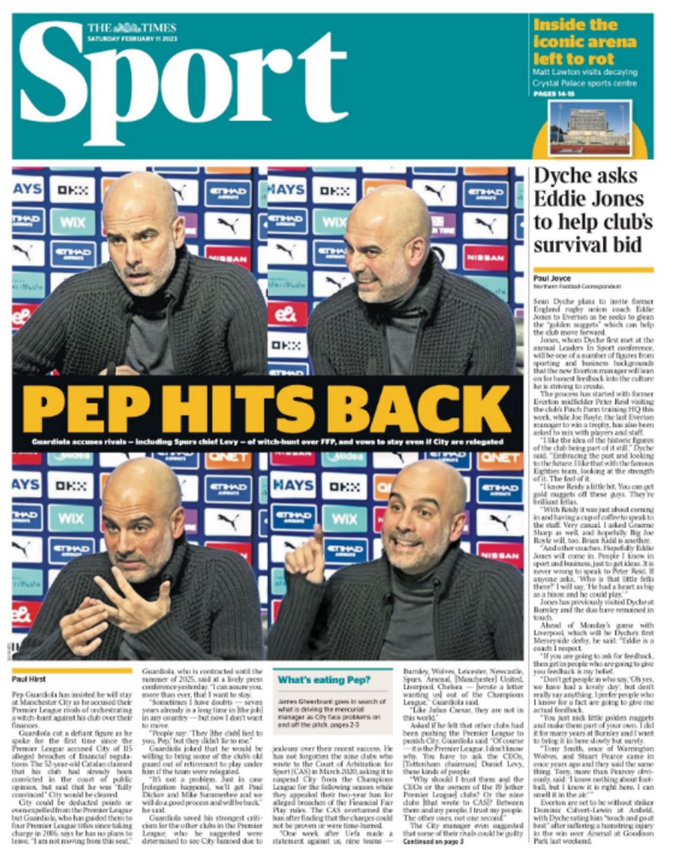 Saturday's back pages - BBC Sport