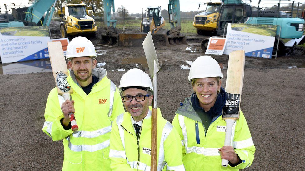 Lancashire cricket: Building starts on Farington regional centre - BBC News