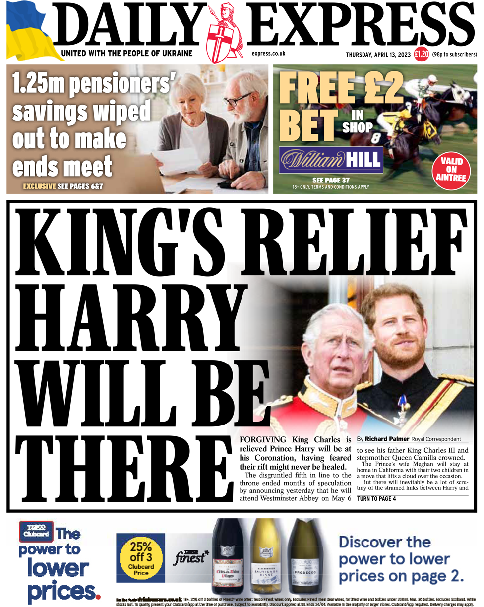 'King's relief' Harry will fly home for coronation - BBC News