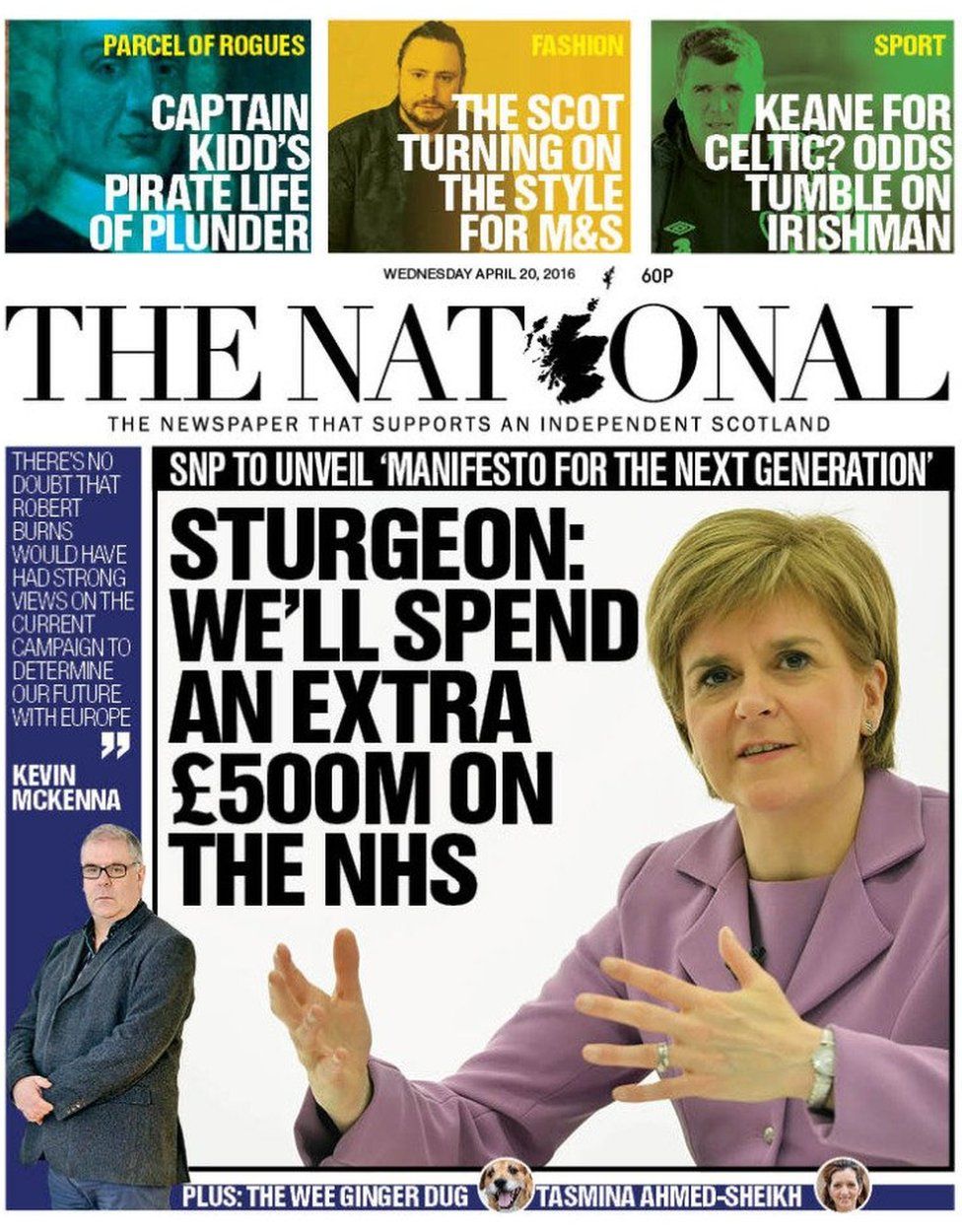 Scotland's front pages: ScottishPower 'fraud' claim and royal portrait ...