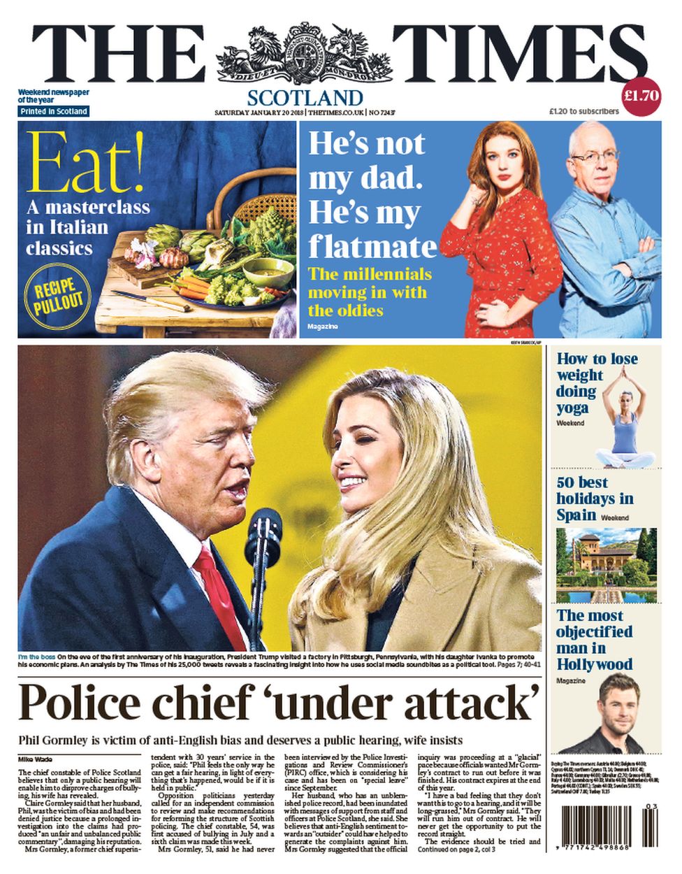 Scotland's papers: 'Lost to the loch' - BBC News