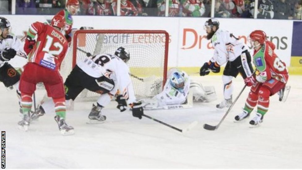 Elite League: Cardiff Devils win twice to stretch lead at top - BBC Sport