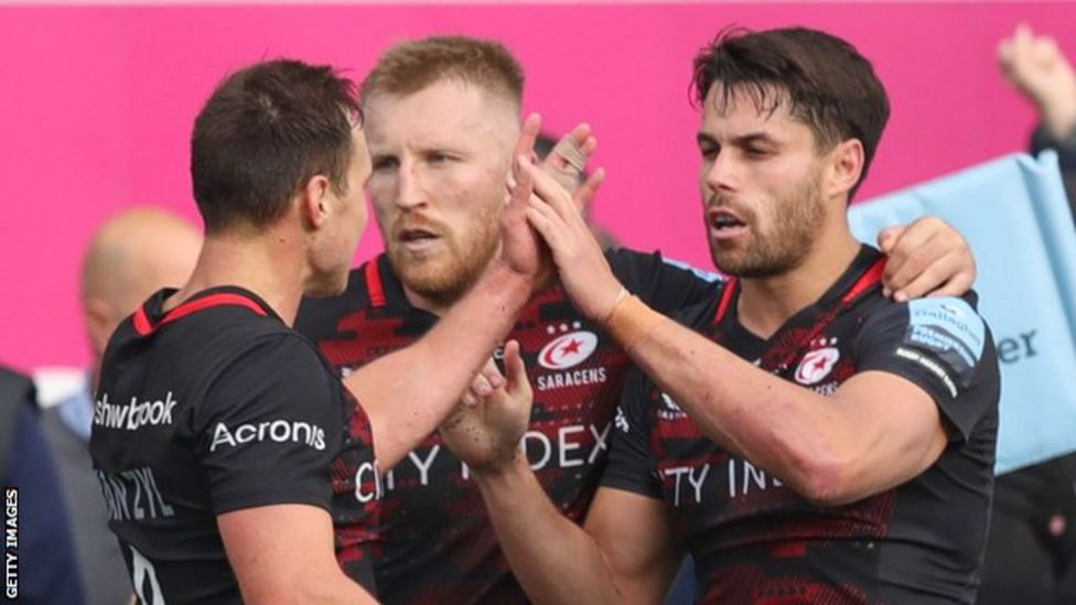 Premiership: Saracens 45-39 Northampton Saints - Sarries rally to win ...