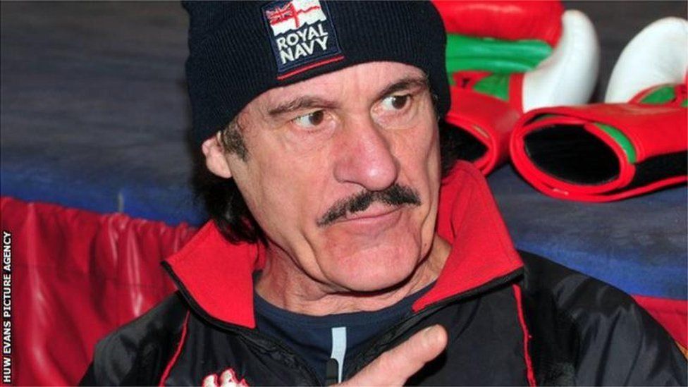 Zeke Wilson, partner paffio Joe Frazier yn ymweld â Chymru - BBC Cymru Fyw