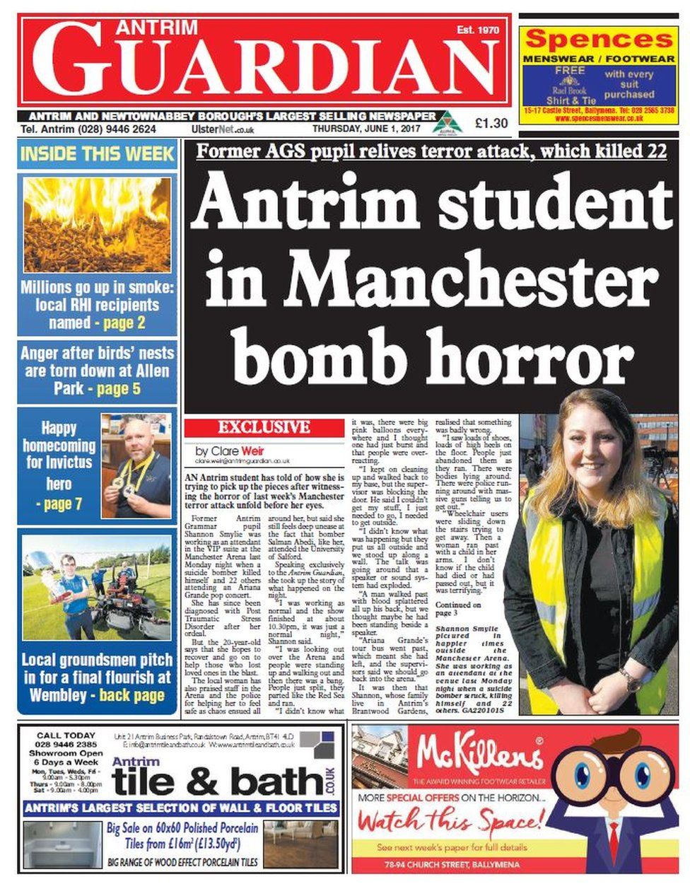 Weekly newspaper review: Under-age drinkers and deer attack - BBC News