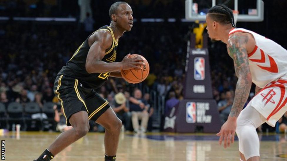 Andre Ingram: LA Lakers player makes NBA debut aged 32 - BBC Sport