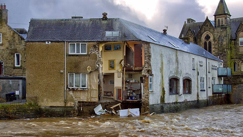 Storm Ciara: Collapsed Hawick guest house 'stood for over 200 years ...