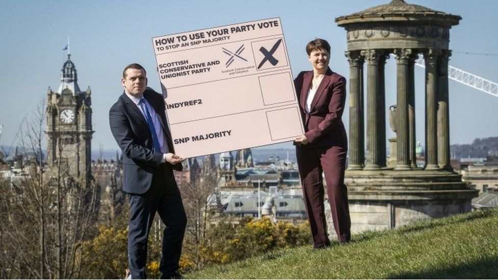 Scottish election 2021: Conservatives urge people to use party vote to ... Scottish election 2021: Conservatives urge people to use party vote to ...