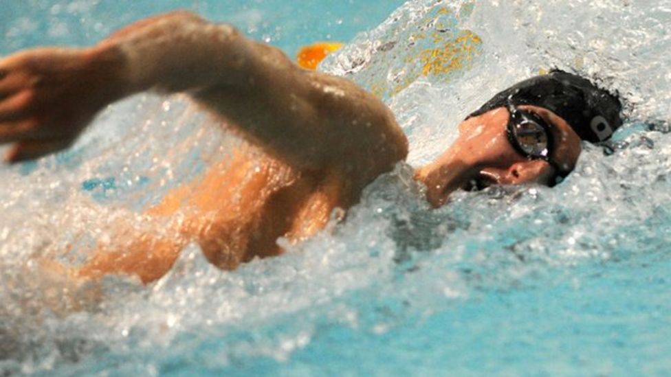 Conor Ferguson, 15, breaks backstroke record twice - BBC Sport
