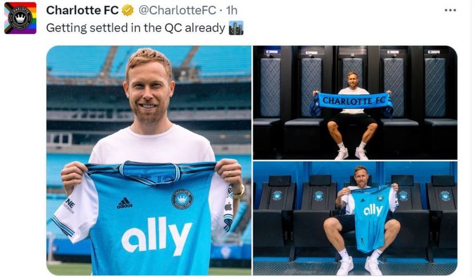 Scott Arfield: Charlotte sign veteran midfielder after Rangers release ...