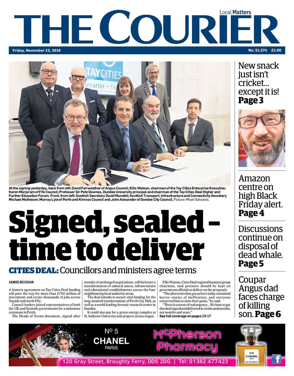 The papers: Brexit fishing 'betrayal' and driverless buses - BBC News