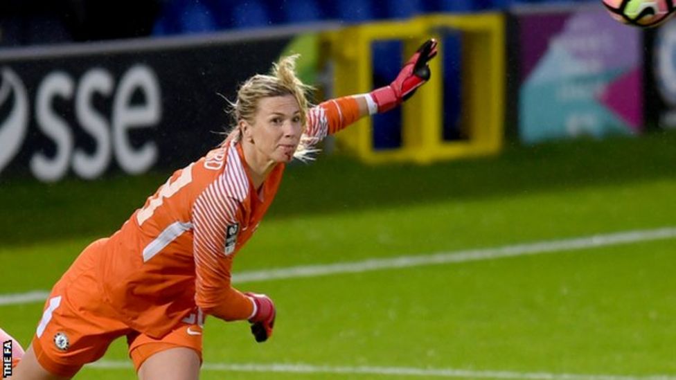 Carly Telford: England goalkeeper signs extended contract - BBC Sport