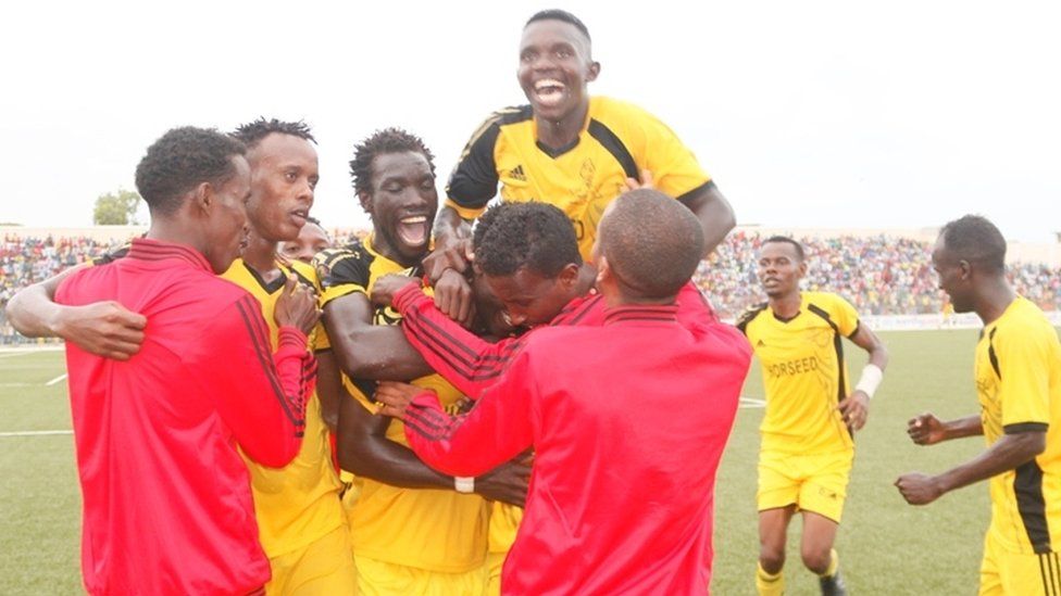 Somali domestic football in live TV debut - BBC Sport