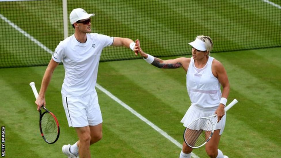 Wimbledon 2019: Jamie Murray & Bethanie Mattek-Sands progress after Murray & Neal Skupski exit ...