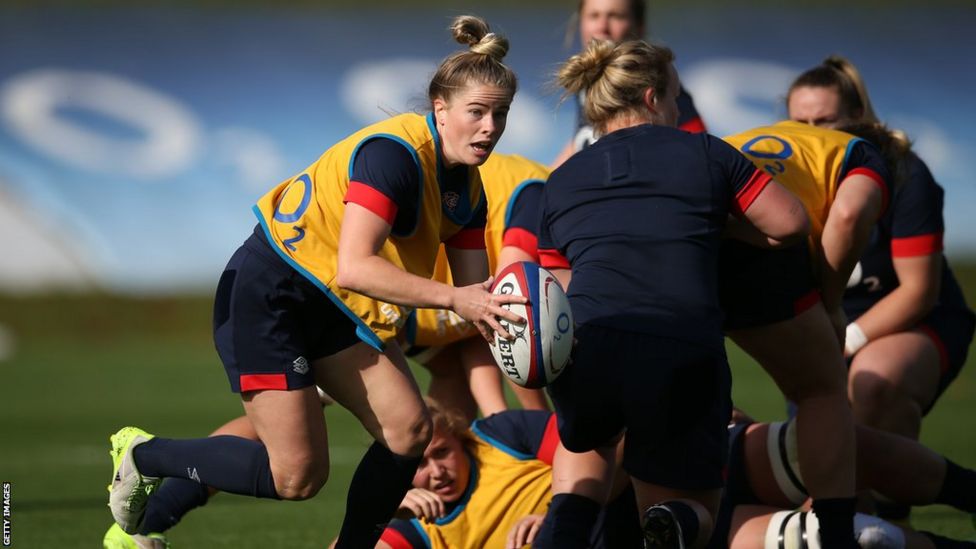England v Australia: Scrum-half Ella Wyrwas makes first start for Red ...