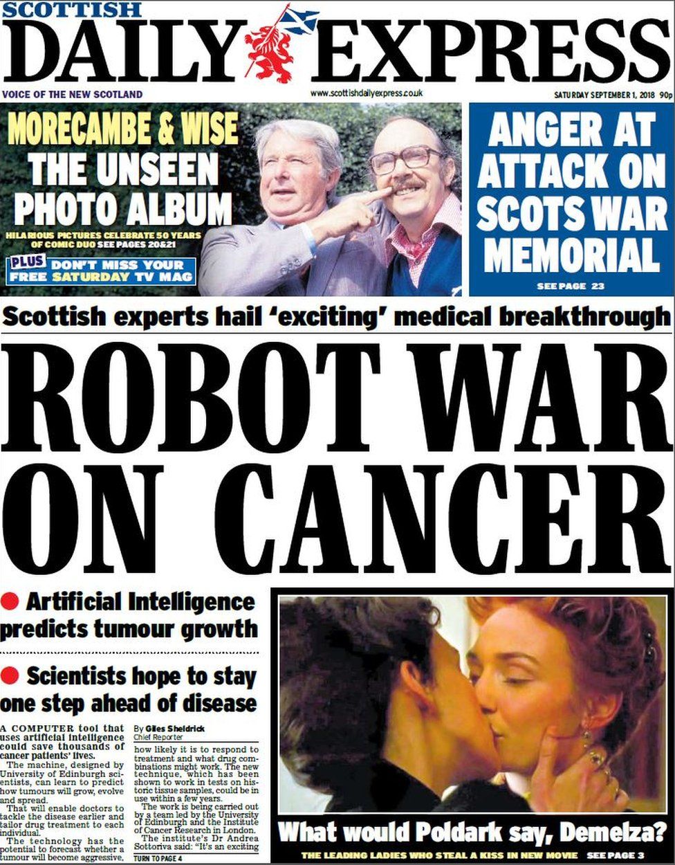 The papers: Cancer treatment 'revolution' - BBC News